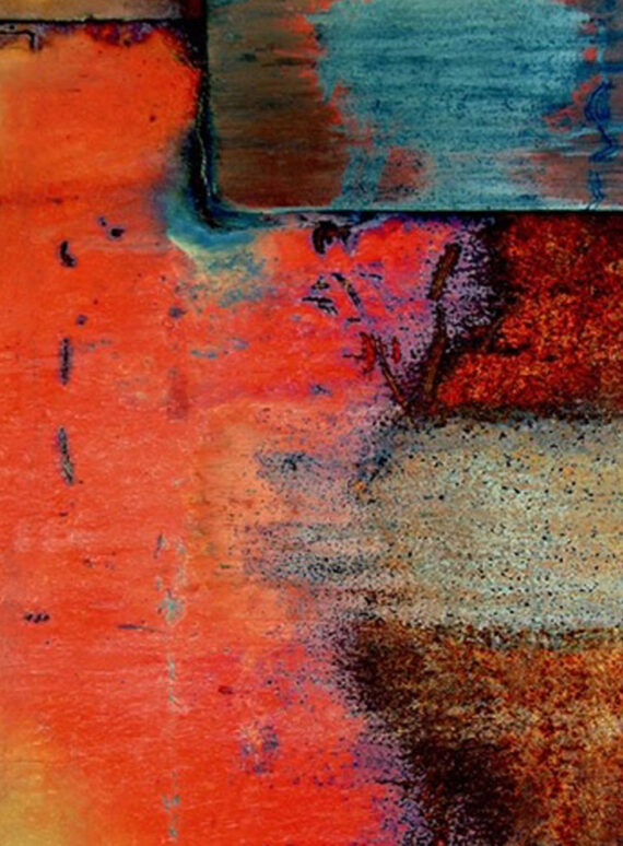 Rust, tangerine, plum and blue - Julie Powell Design