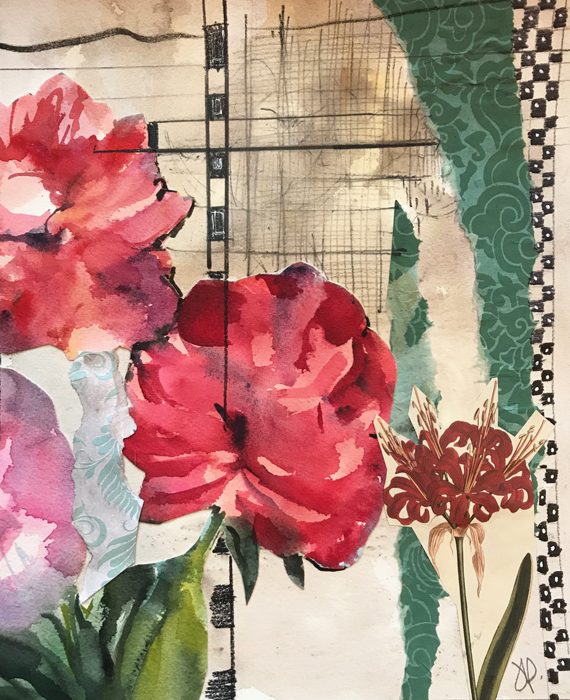 Watercolor Collage-1 - Julie Powell Design